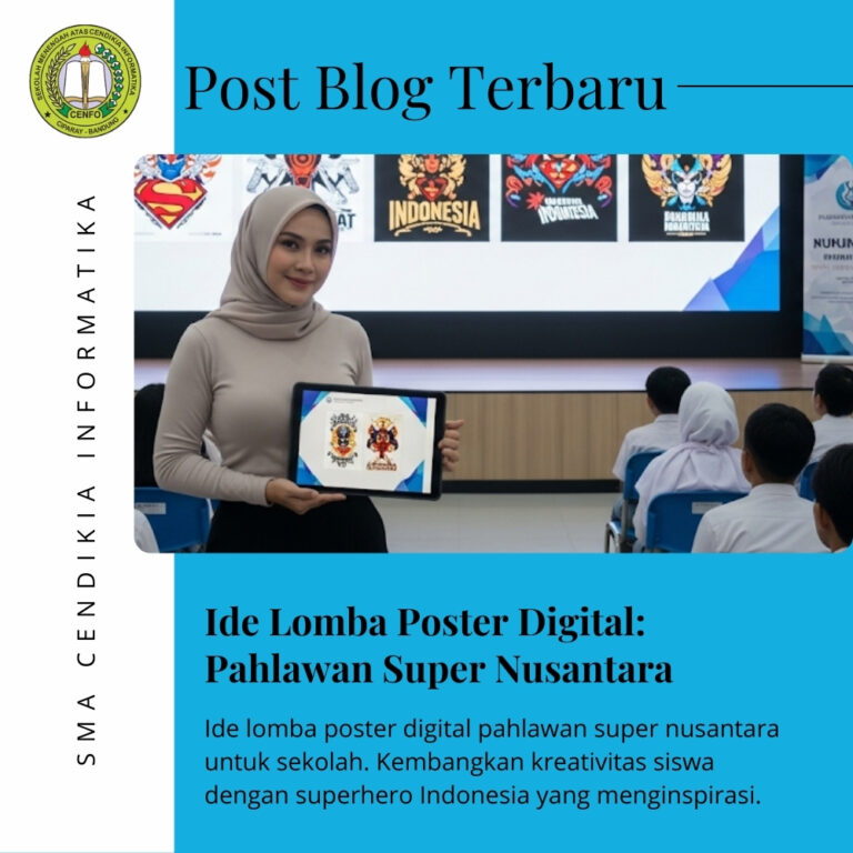 Ide Lomba Poster Digital: Pahlawan Super Nusantara - SMA CENDIKIA ...